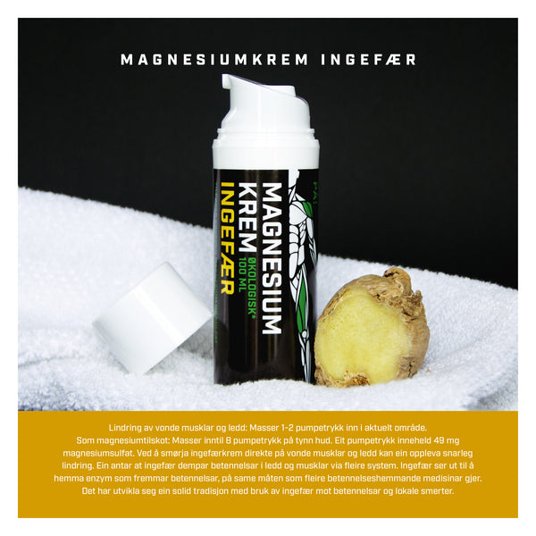 Brosjyre Magnesiumkrem Ingefær - Helsekjelda AS